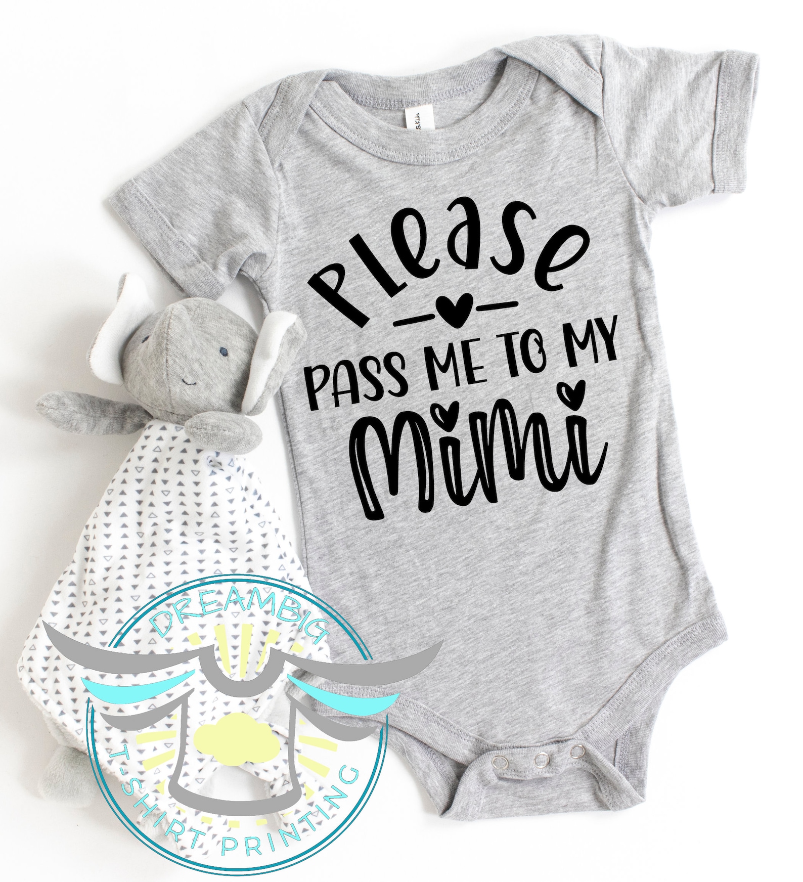 Mimi Baby Onesie® Please Pass Me to My Mimi Baby Onesie® Grandmother, Grandma, Coming Soon ...