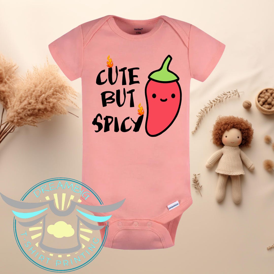 Cute but Spicy Baby Onesie® Hot Pepper Baby Outfit, Sassy Baby Onesie ...