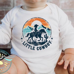 Little Cowboy Baby Onesie® Western Baby Outfit, Cowboy Theme, Country ...