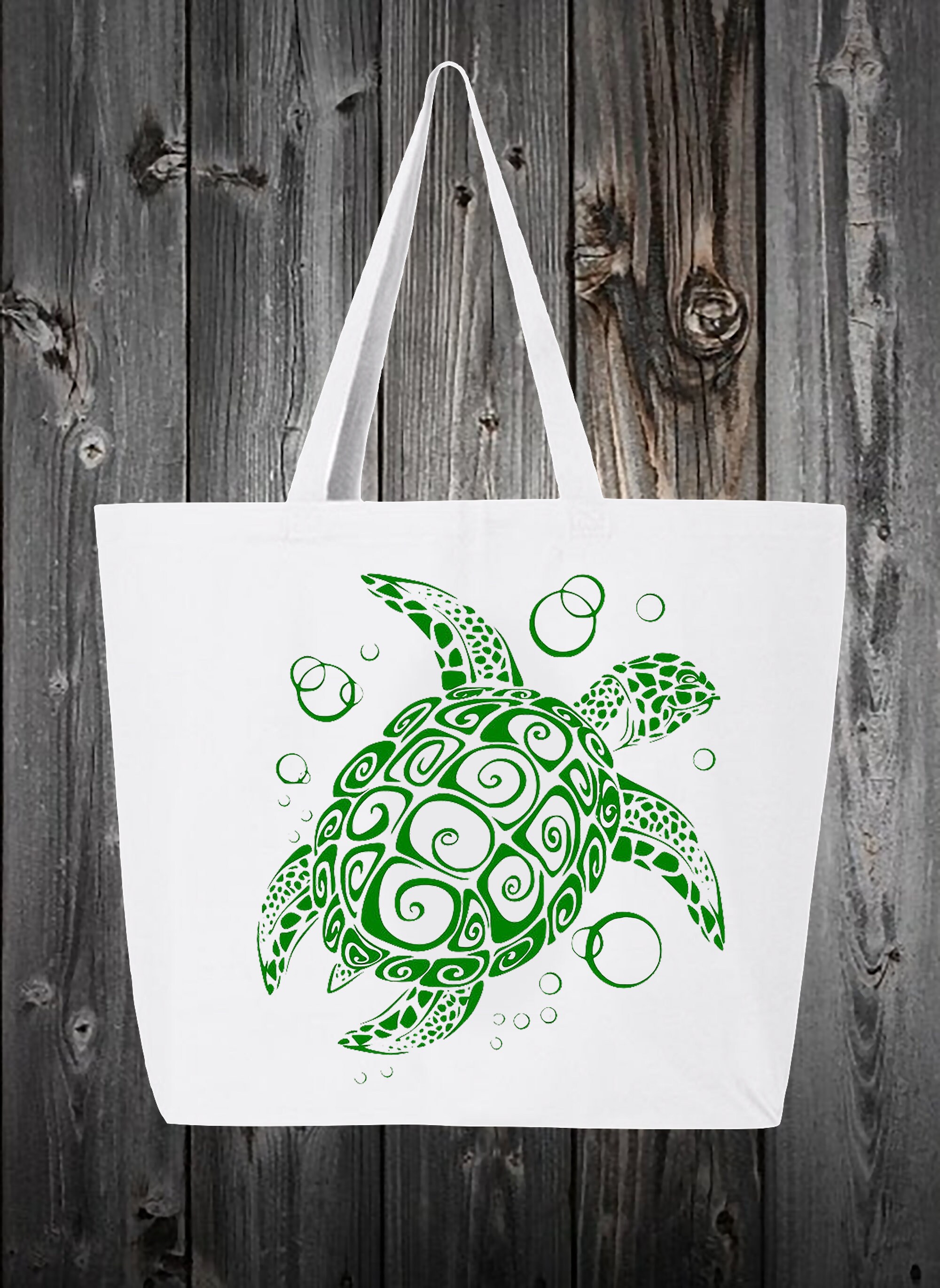 Sea Turtle Canvas Tote Bag Cute Tote Bag Travel Tote Bag - Etsy