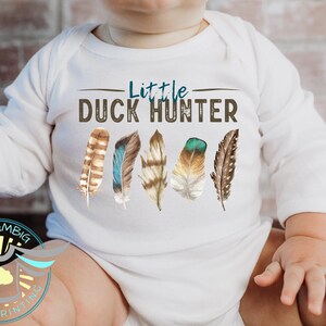 Duck Hunter Onesie® Little Duck Hunter, Feathers, Gone Huntin' Onesie ...