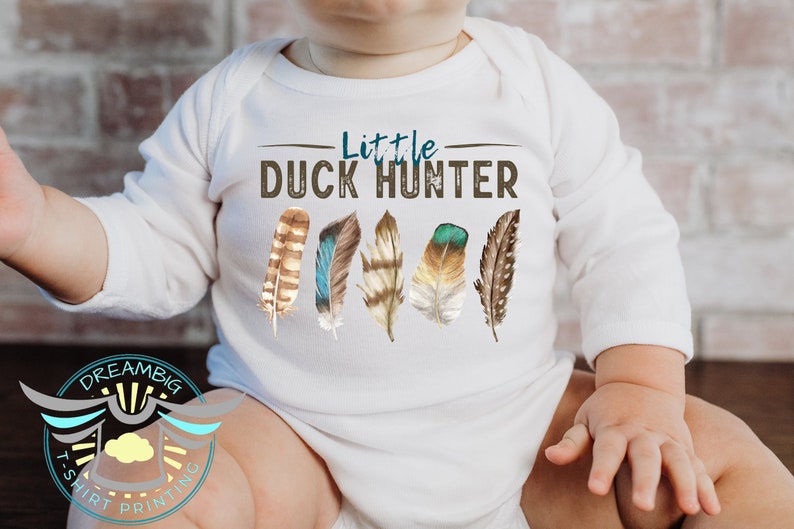 Duck Hunter Onesie® Little Duck Hunter, Feathers, Gone Huntin' Onesie ...