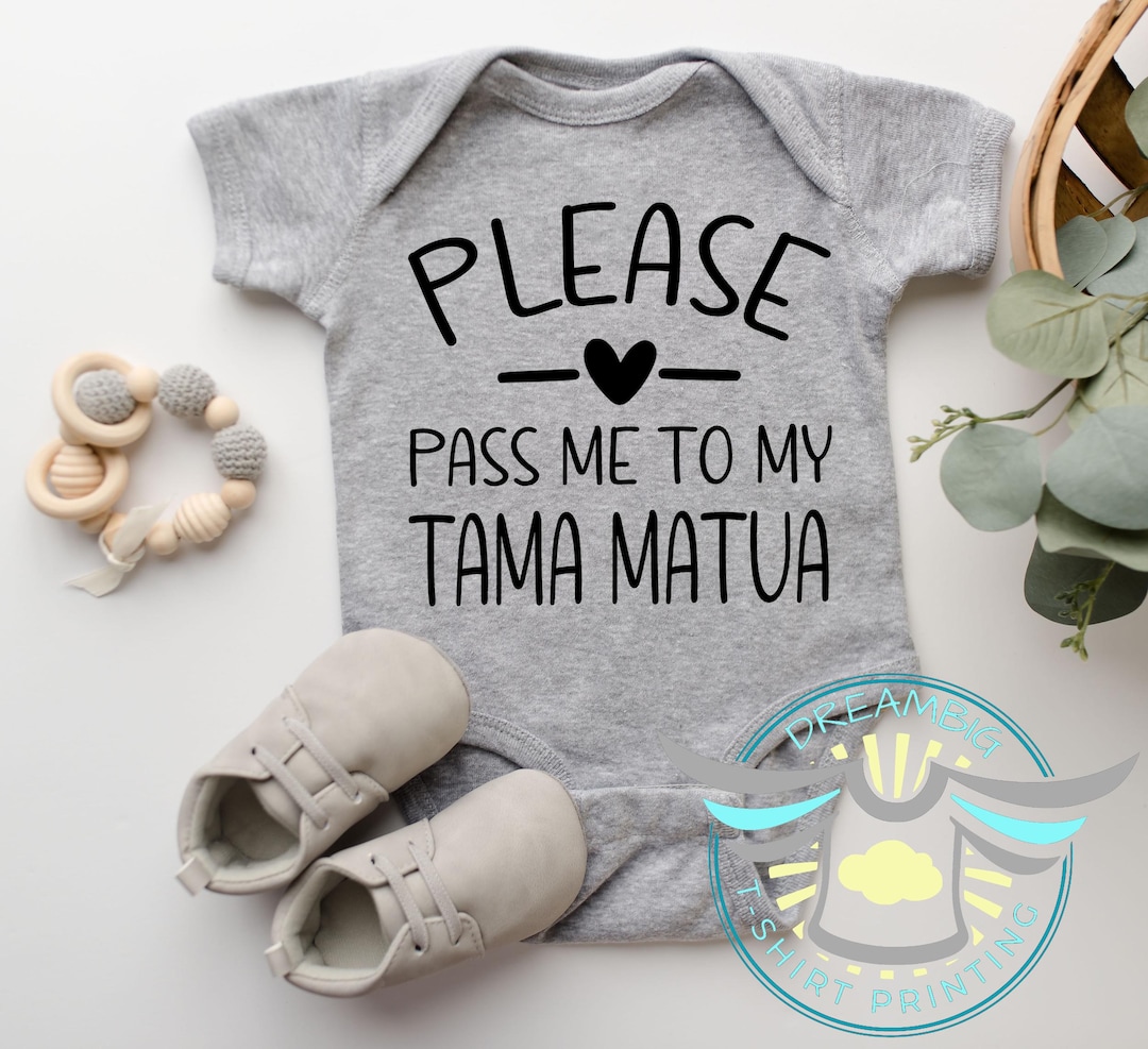 Samoan Baby Onesie® Please Pass Me to My Tama Matua, Samoan Grandfather ...