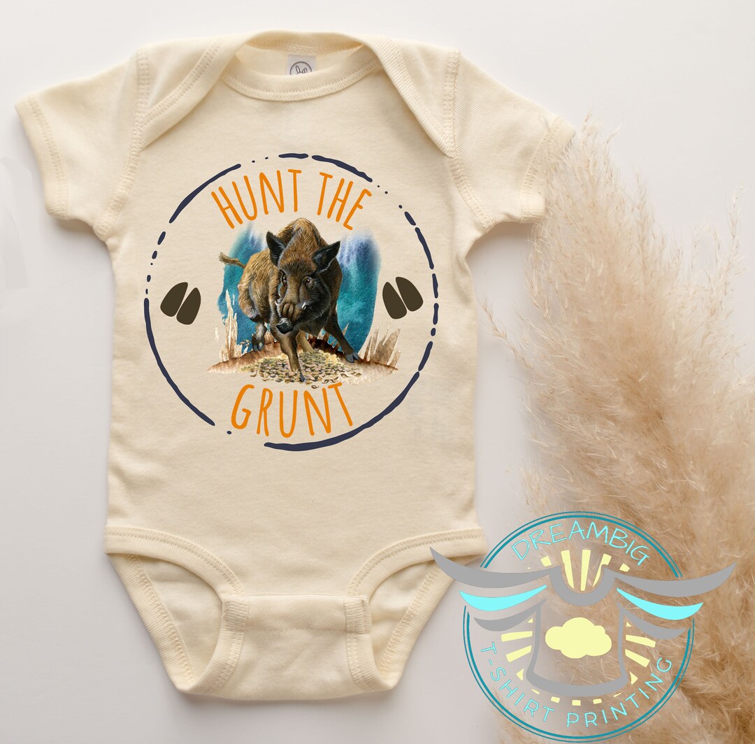 Hog Hunting Onesie® Hunt the Grunt, Country Boy, Hog Country, Outdoor ...