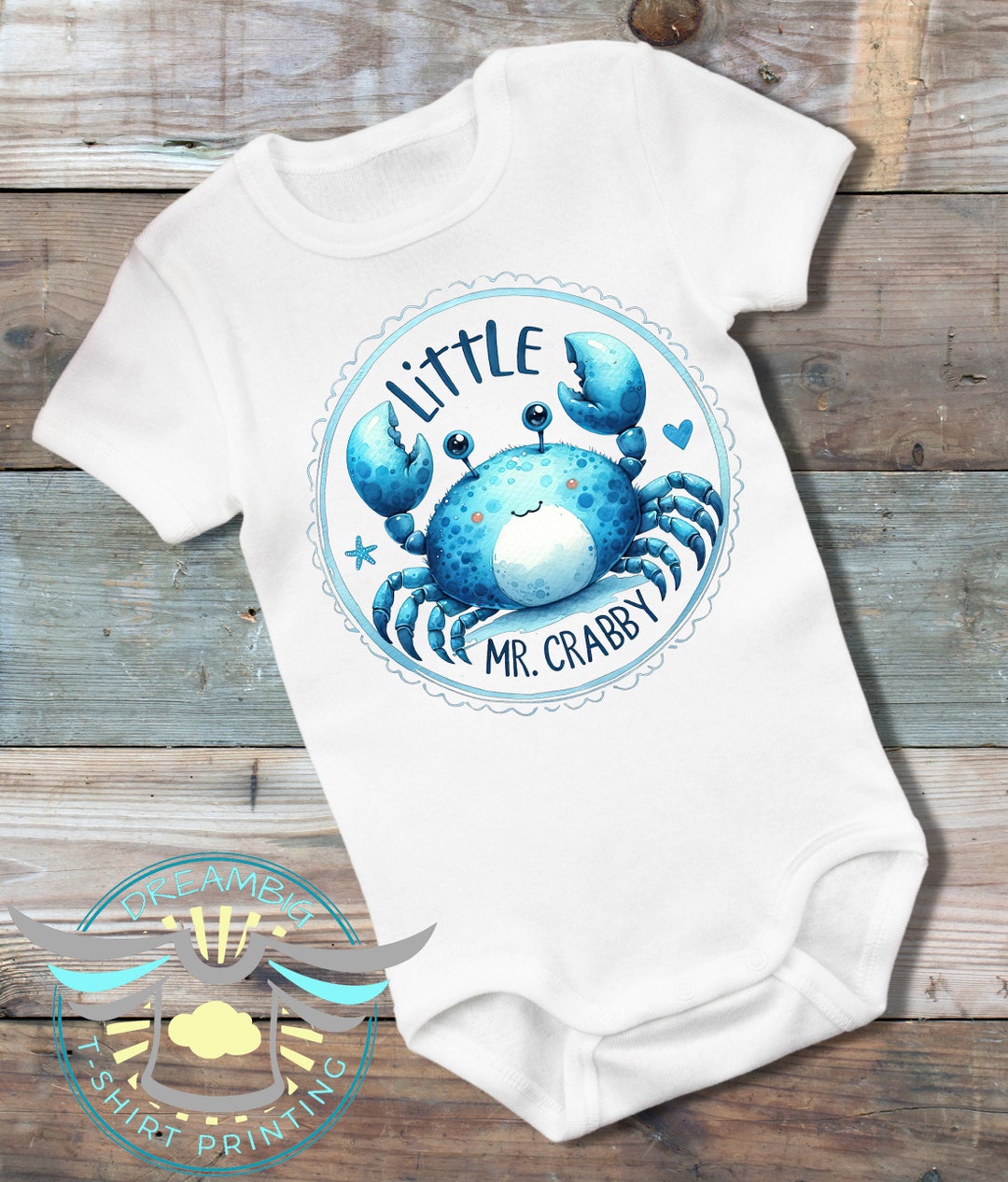 Little Mr. Crabby Baby Onesie® Crab Baby Onesie® Baby Boy, Announcement ...