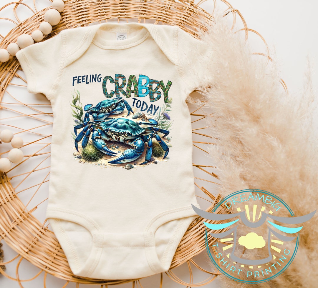 Feeling Crabby Today Baby Onesie® Crab Baby Onesie® Baby Boy, Fishing ...