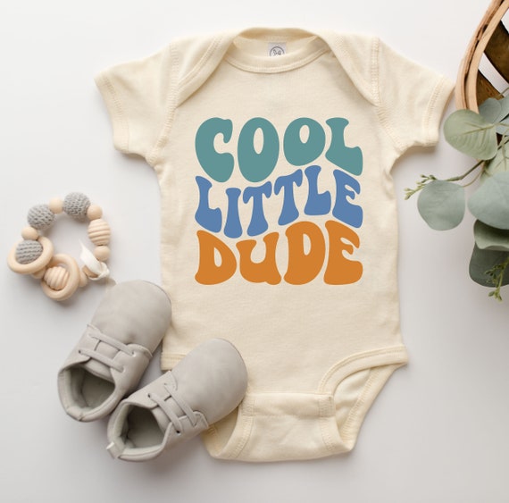 Cool Little Dude Baby Onesie® Retro Baby Boy Baby Shower | Etsy