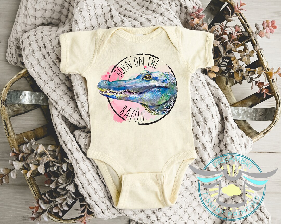 Bayou Girl, Alligator Baby Onesie® Country Girl, Born on the Bayou ...