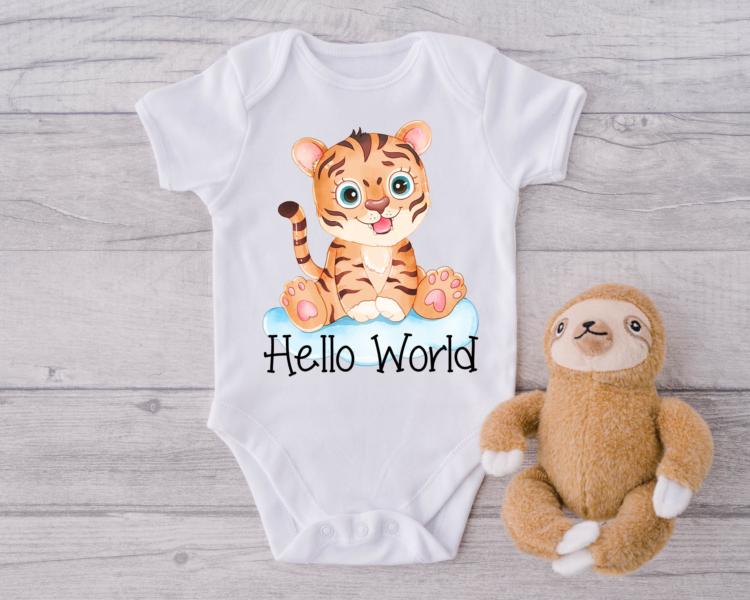 Tiger Onesie Baby