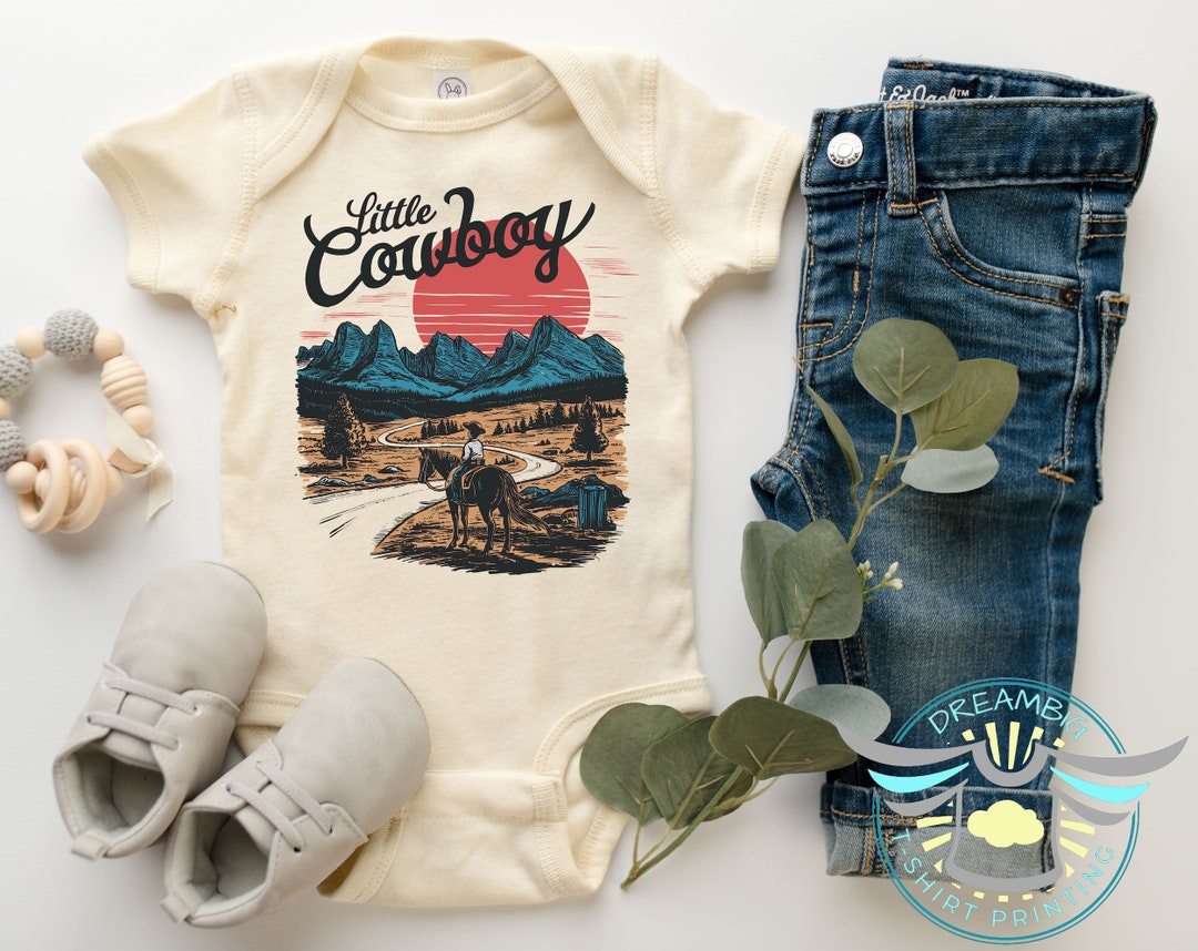 Little Cowboy Baby Onesie® Western Baby Clothes, Country Baby Apparel ...