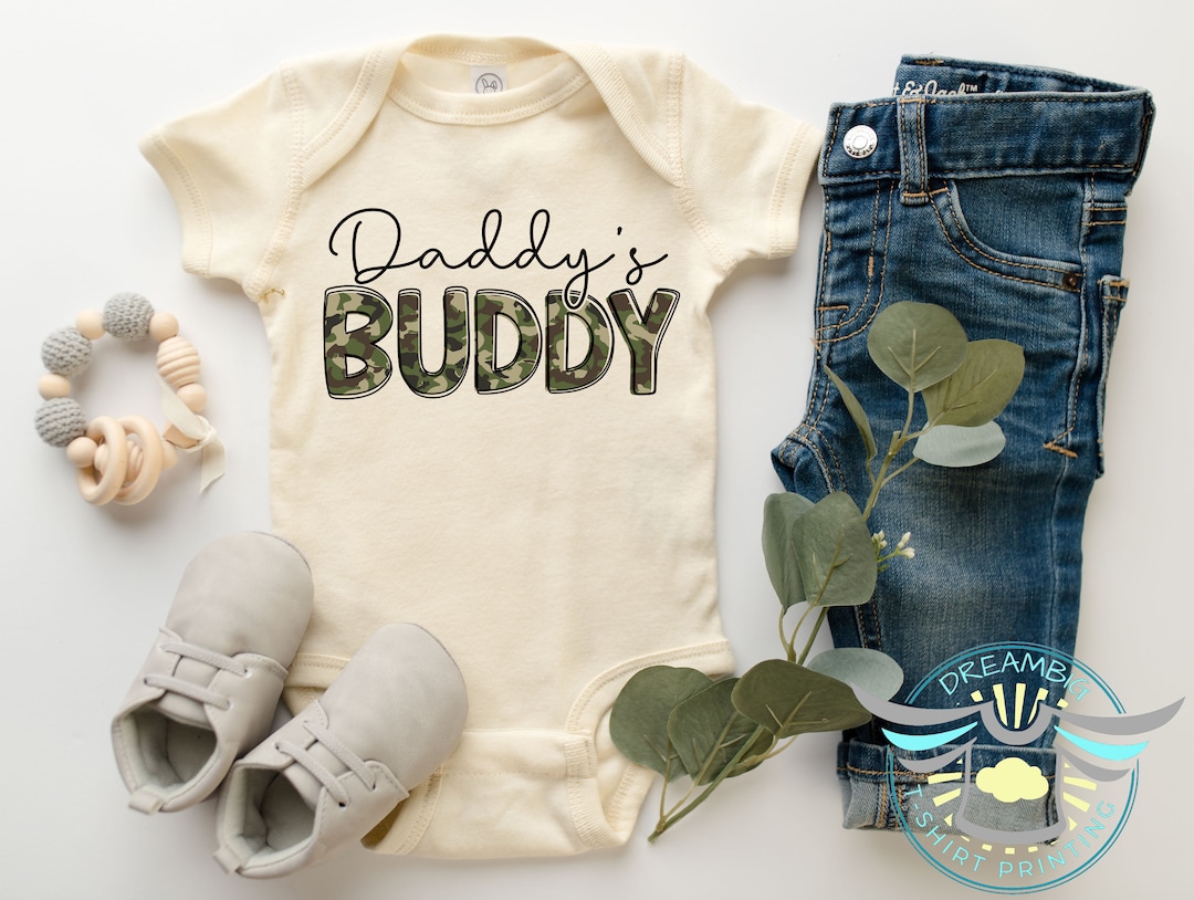 Daddy's Buddy Baby Onesie® Daddy's Boy, Father Son, Father's Day Gift ...