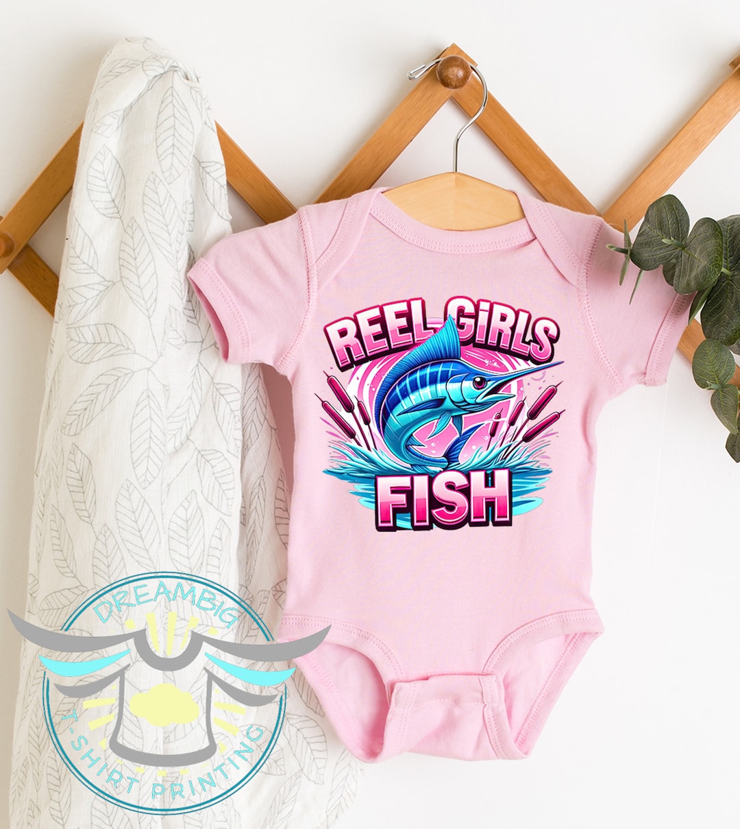 Reel Girls Fish Baby Onesie® Sailfish Fishing Baby Onesie® Deep Sea ...