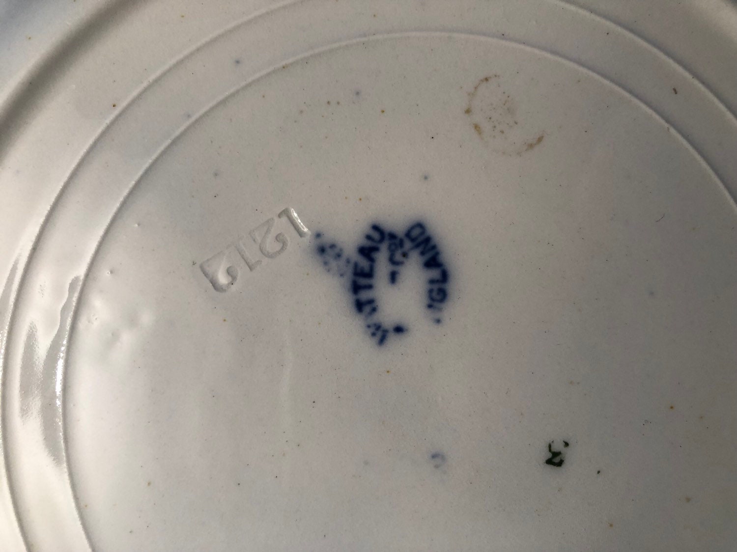 Flow Blue Plate - Etsy