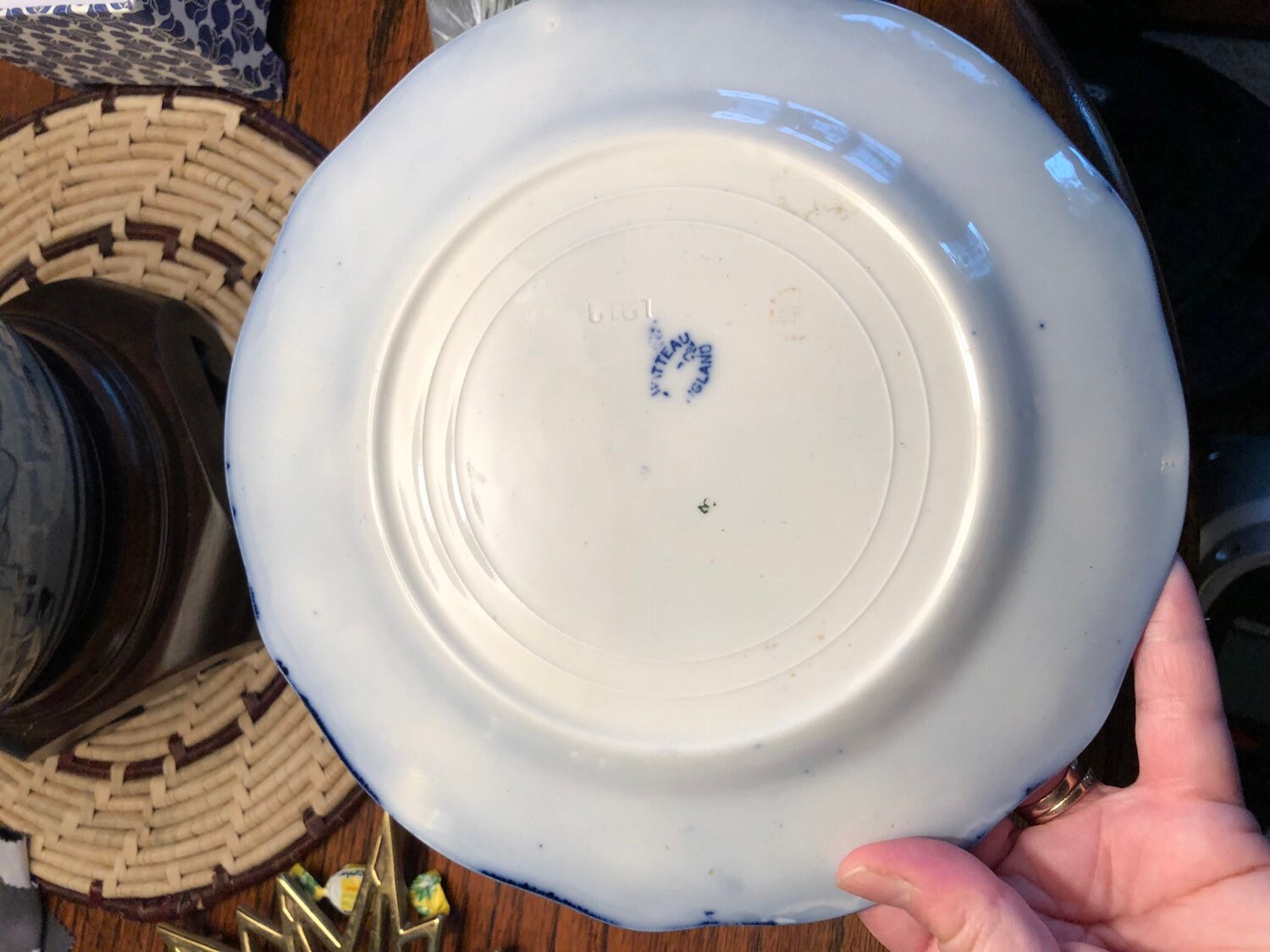 Flow Blue Plate - Etsy