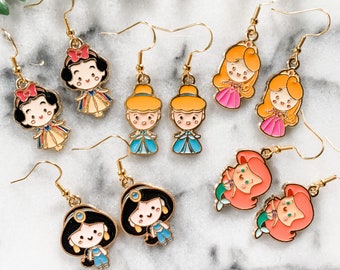 Princess Earrings | Etsy