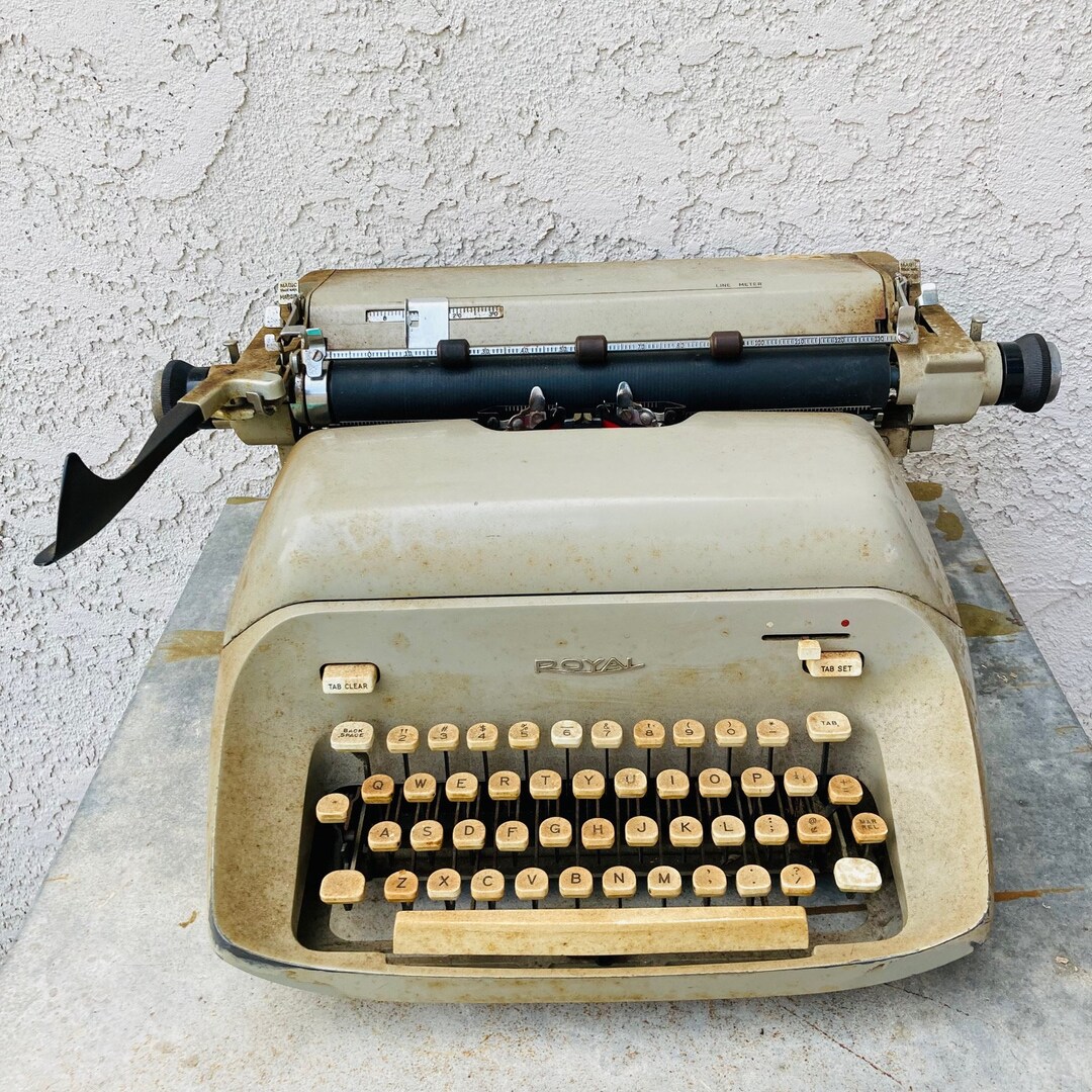 1960s Vintage Royal Empress Typewriter, Heavy Duty Manual Type Writer ...
