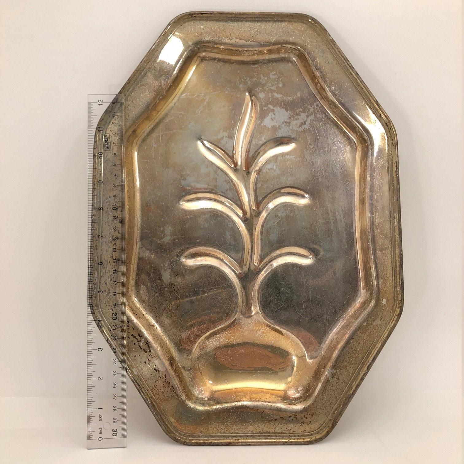 Vintage Metal Meat Platter Vintage Meat Tray Vintage Meat - Etsy