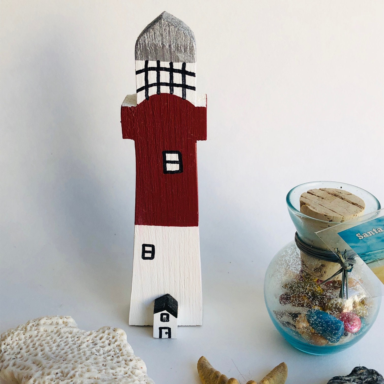 Coastal Book Shaped Box Seaside Beach Ocean Memorabilia | Etsy