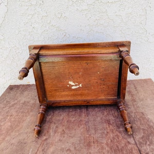 Antique Miniature Apprentice Table With Draw, 1880s Doll Kitchen Dining ...