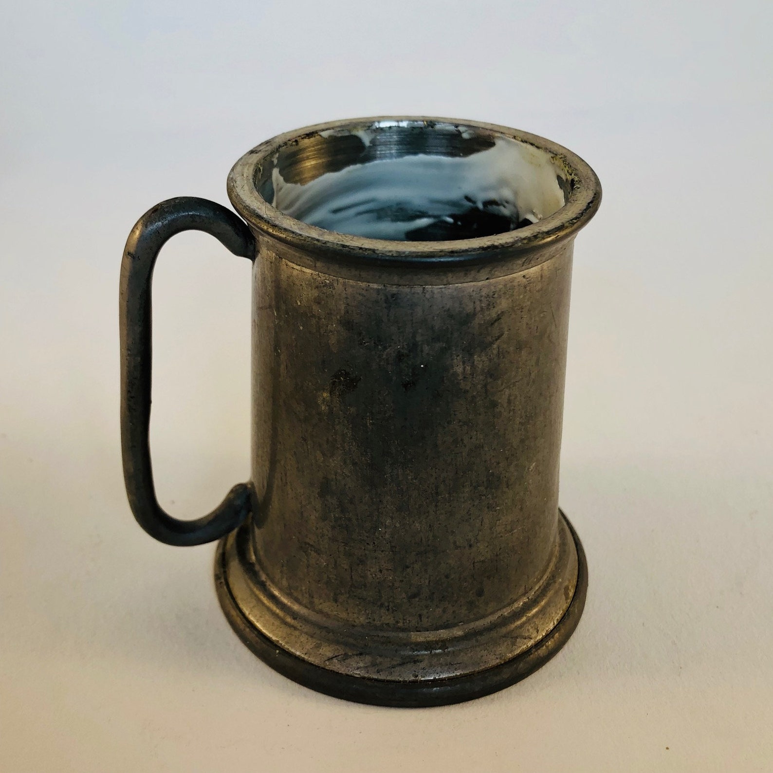 Small Vintage Mug English Pewter Made in England Pewter | Etsy