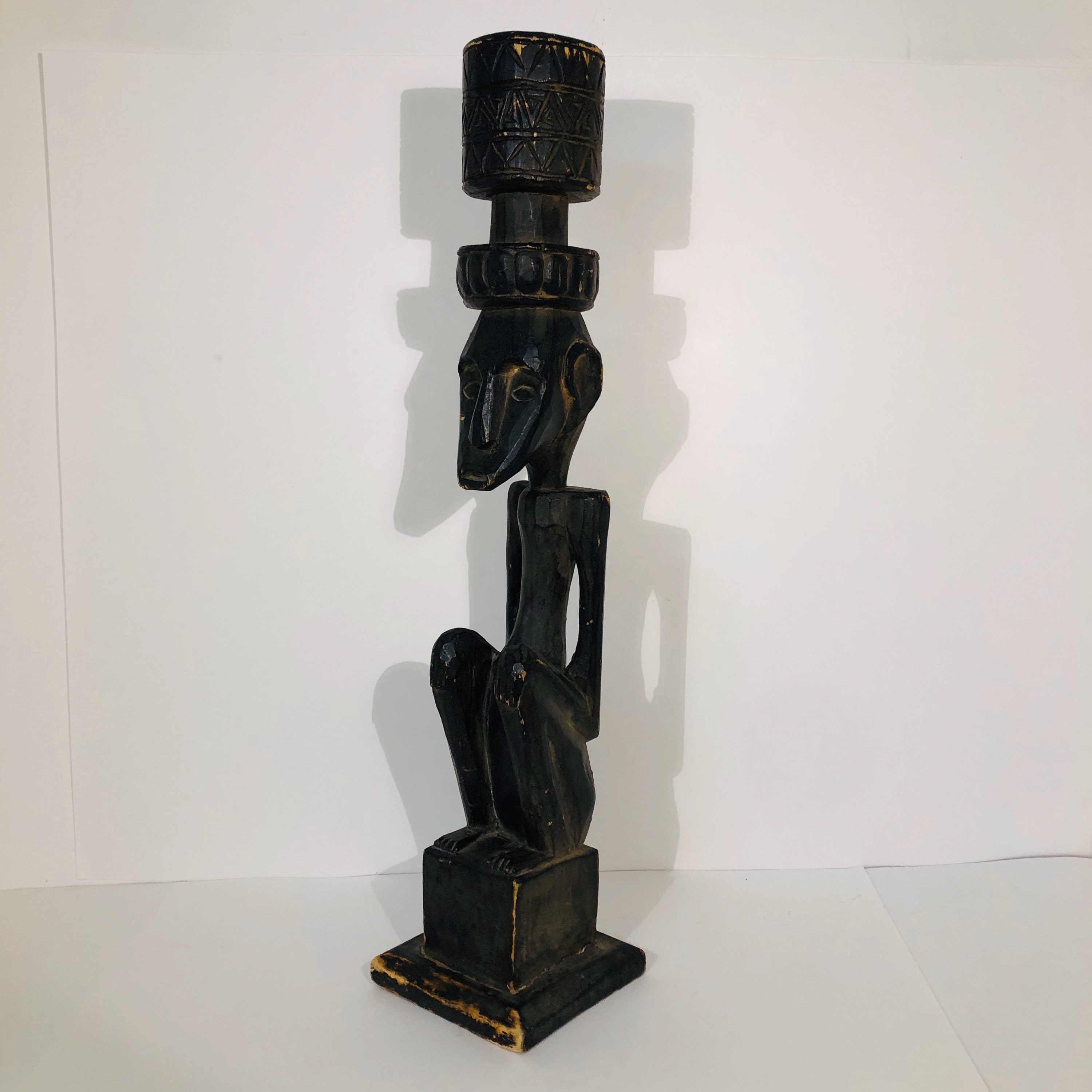 Senufo Ceremonial African Figure Statue With Base 20.5 | Etsy