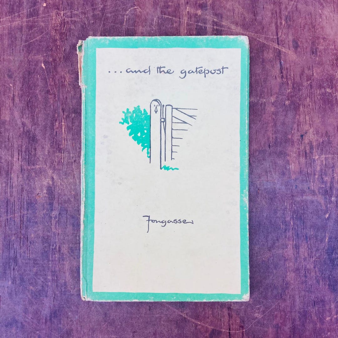 And the Gatepost by Fougasse: 1940 British WWII Humor Book - Etsy