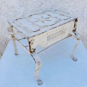 Late 1800s English Wrought Iron Trivet Footman Stool, Antique Fireplace ...
