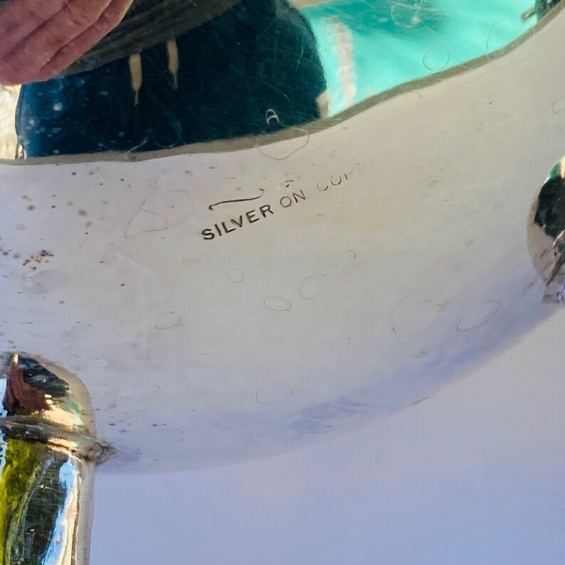 Mid Century Silver on Copper Teapot Retro 1950s Silver Tea - Etsy