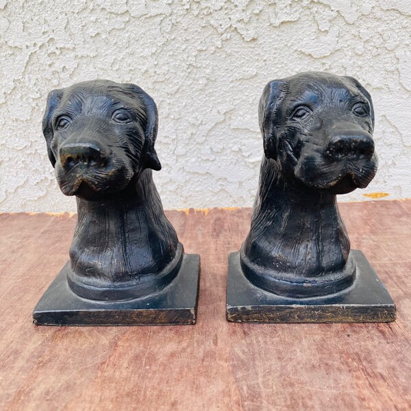 Dog Bookends - Etsy