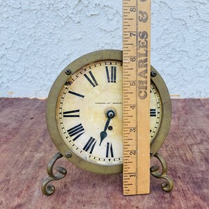 Vintage Timeworks Mantel Desk Clock, Retro Shelf Decor, Made in ...