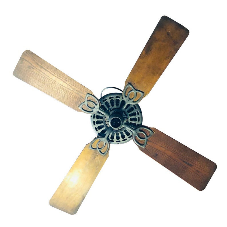 Large 1930s General Electric Ceiling Fan: 52" Industrial Decor - Etsy