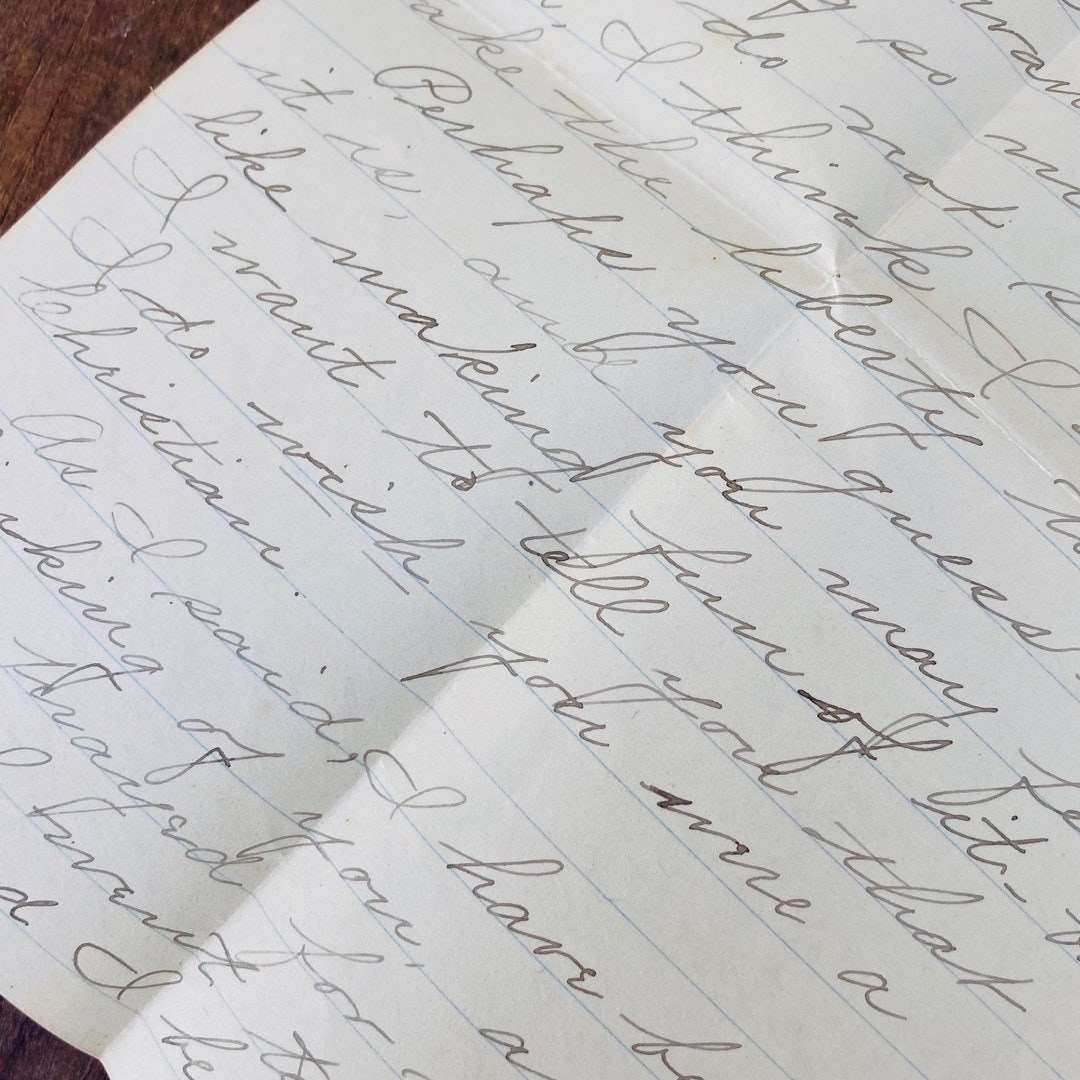 Original Antique Handwritten Letter + Dixie Land Score, Christian ...