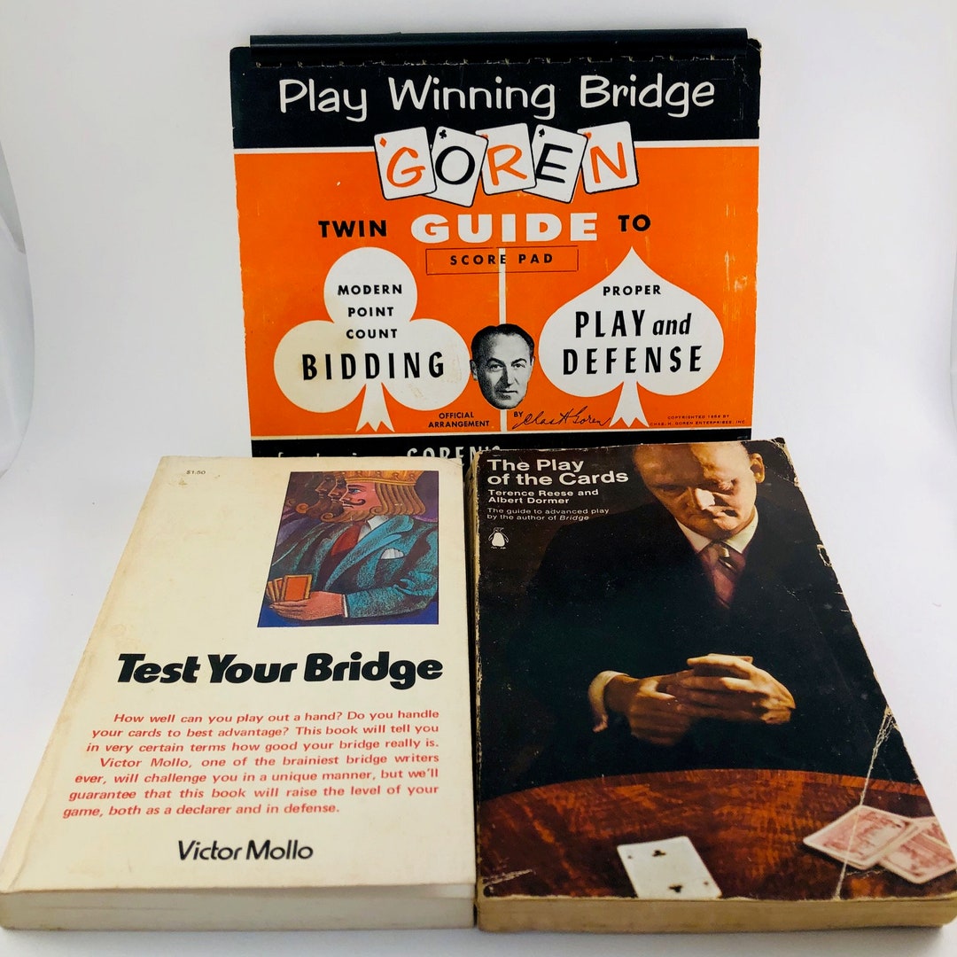 1960s Vintage Bridge Playing Cards Books, "winning Bridge" "test Your ...