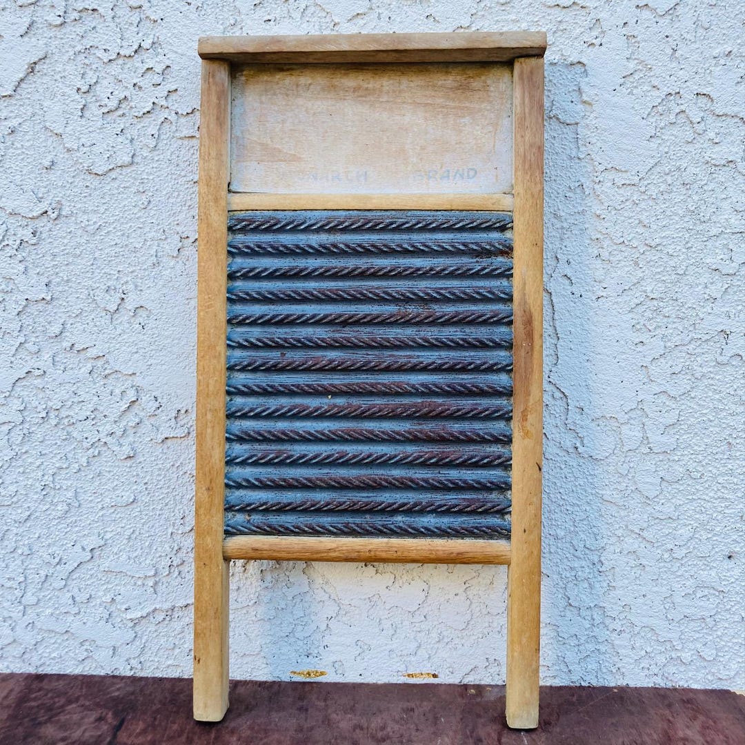 Vintage 1900s Washboard, "monarch Brand Wash Board" Rustic Country Home ...