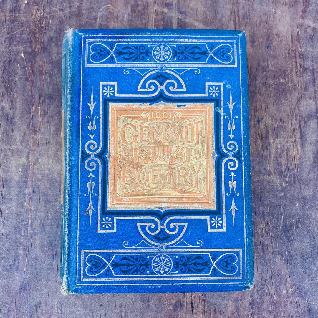 1001 Gems of Poetry Antique Book, One Thousand and One Gems of English ...