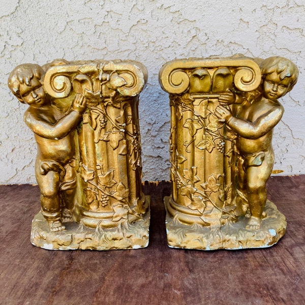 Cherub Bookends - Etsy