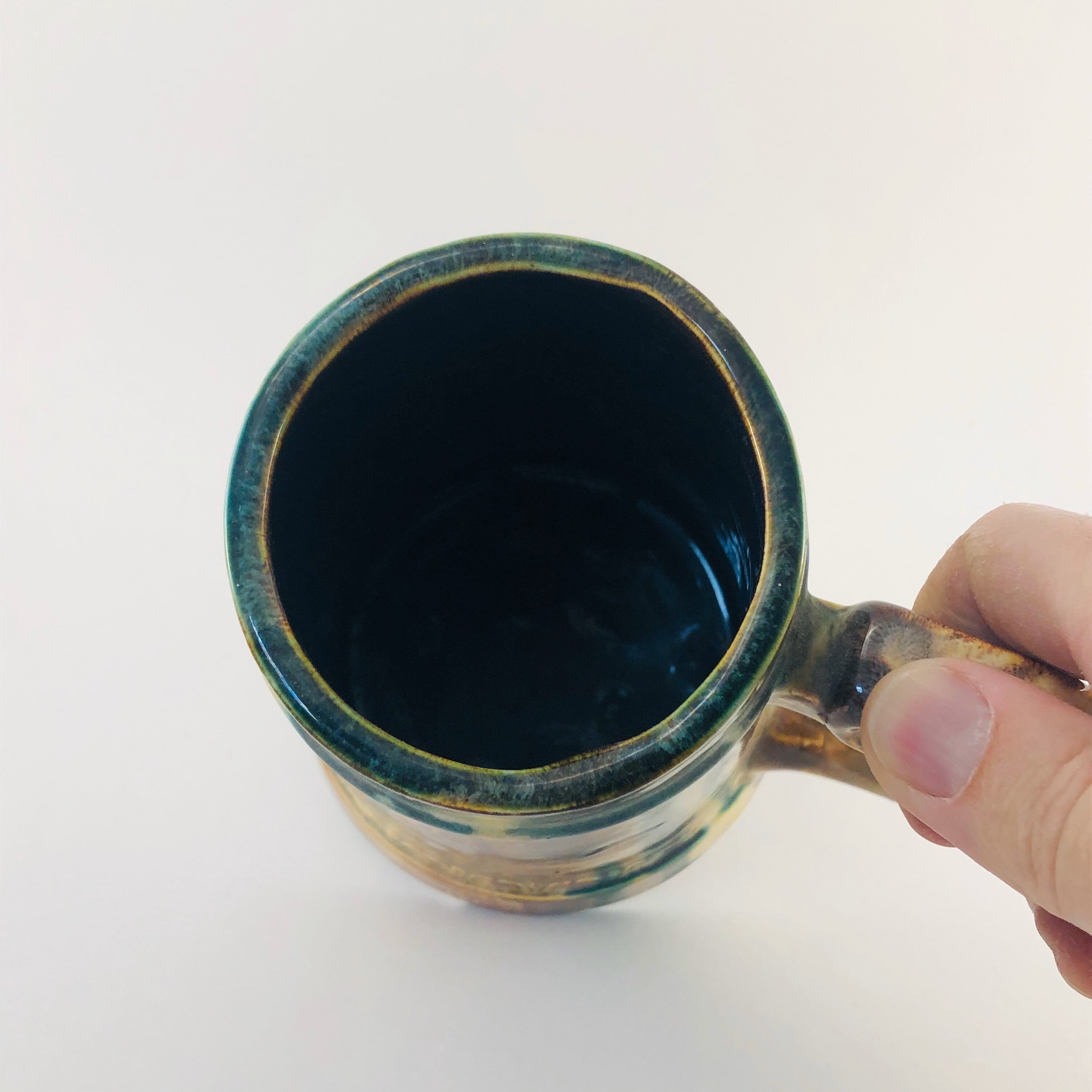 Vintage Tankard Earthenware Pottery Tankard Handmade - Etsy