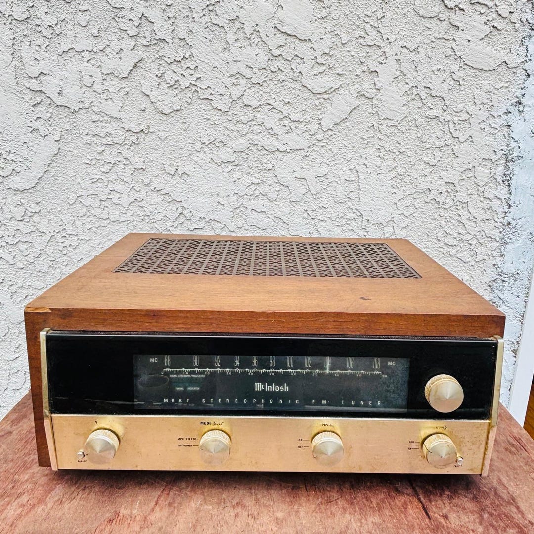 1960s Mcintosh MR67 Tube FM Stereo Tuner; #CE01258 - Etsy