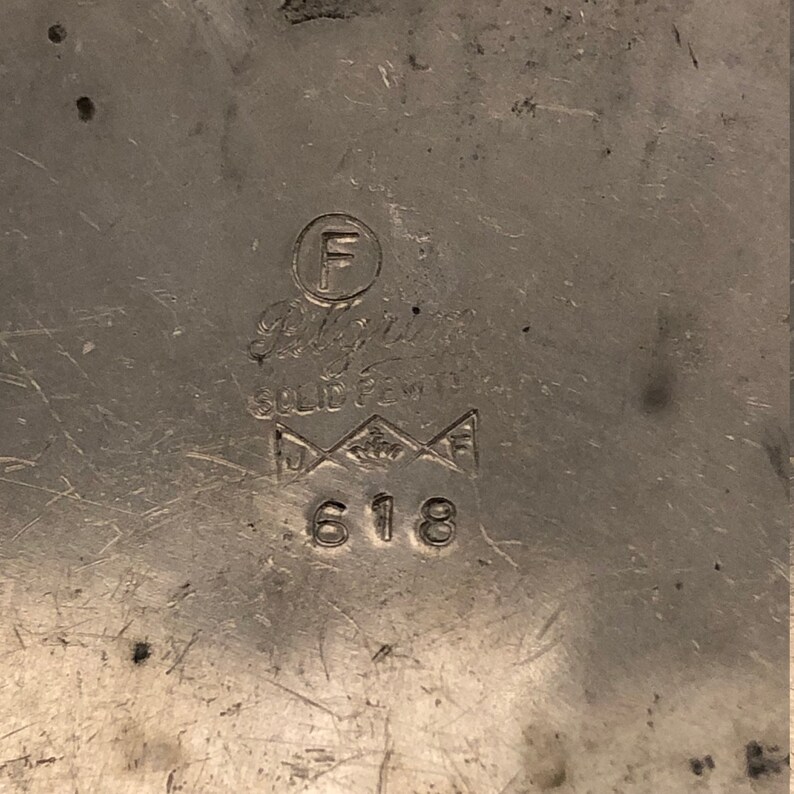 Vintage Pilgrim Serving Dish Vintage Dish Pilgrim Pewter - Etsy