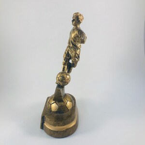 Rare Vintage Soccer Trophy, Soccer Form Figurine Statue, Sports Gift ...