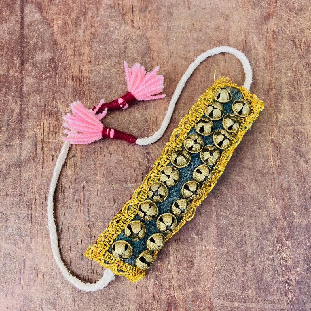 Vintage Southern Indian Dancing Ghungroo Bells, 1 Ankle Anklet ...