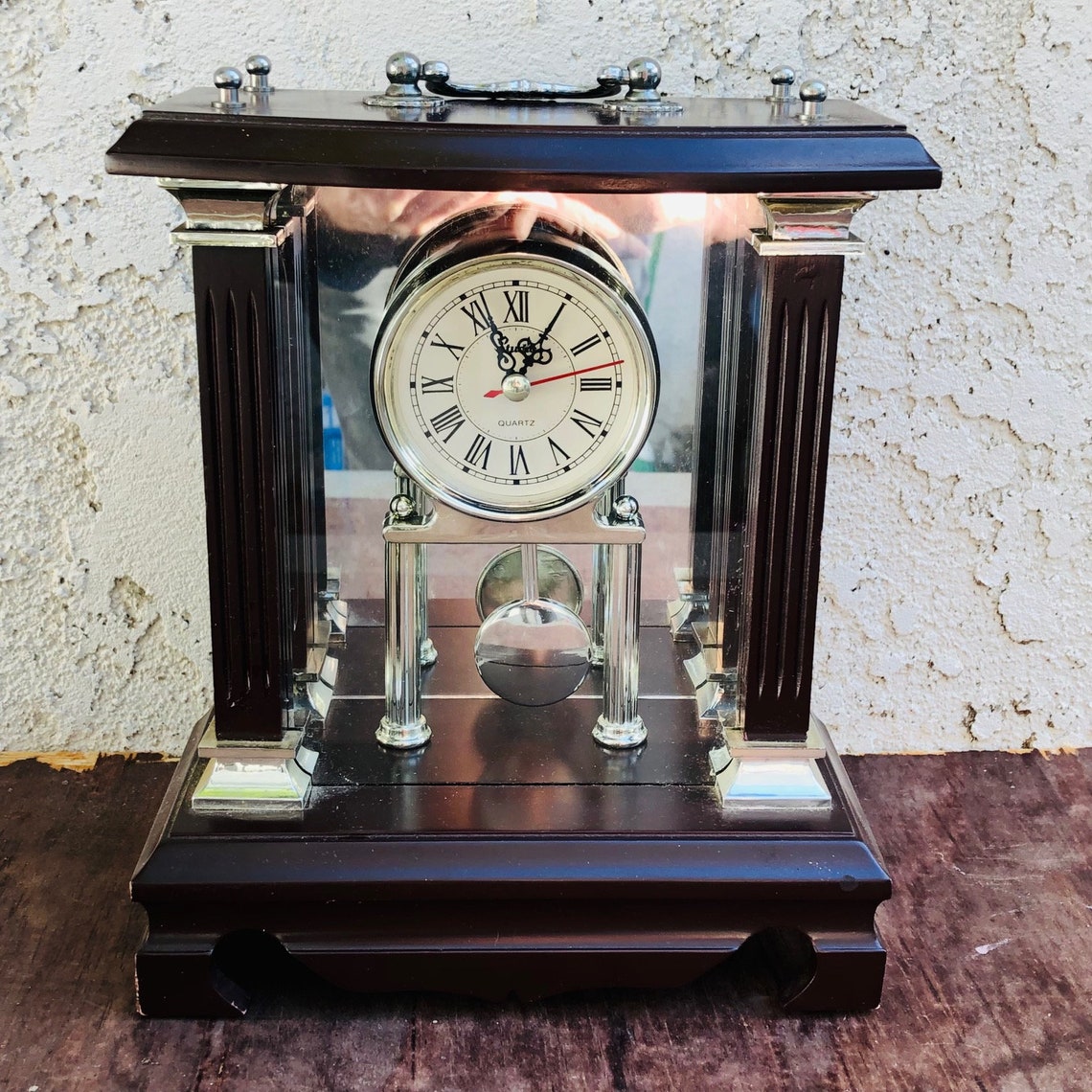 Vintage Studio Silversmiths Clock Quartz Mantel Table Clock - Etsy