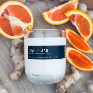 Ginger Jar Candle II Orange Ginger Spice Candle II Farmhouse Candle II ...