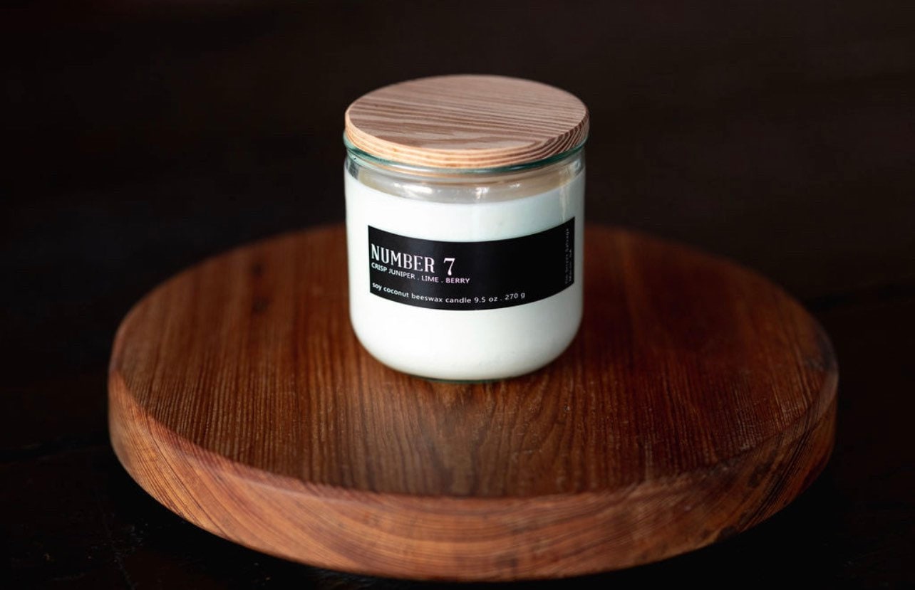 No. 7 Soy Candle Woods Candle Woodsy Candle Farmhouse - Etsy