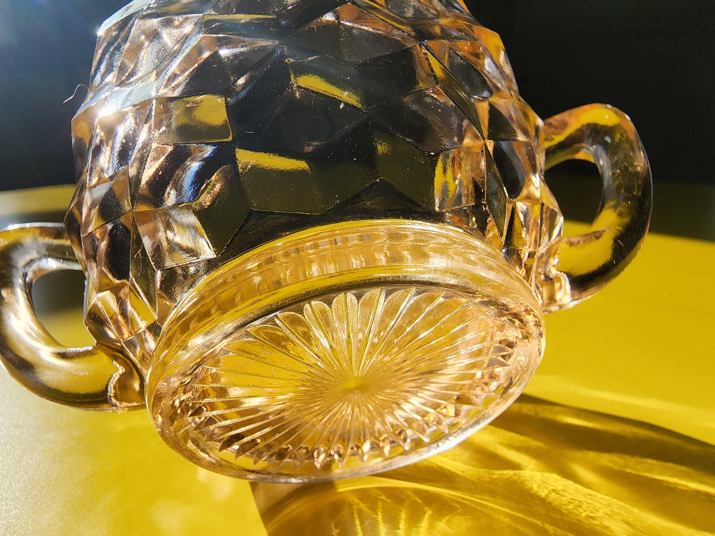 Pink "princess Diana" Depression Glass Genuine Jeanette Complete Set ...