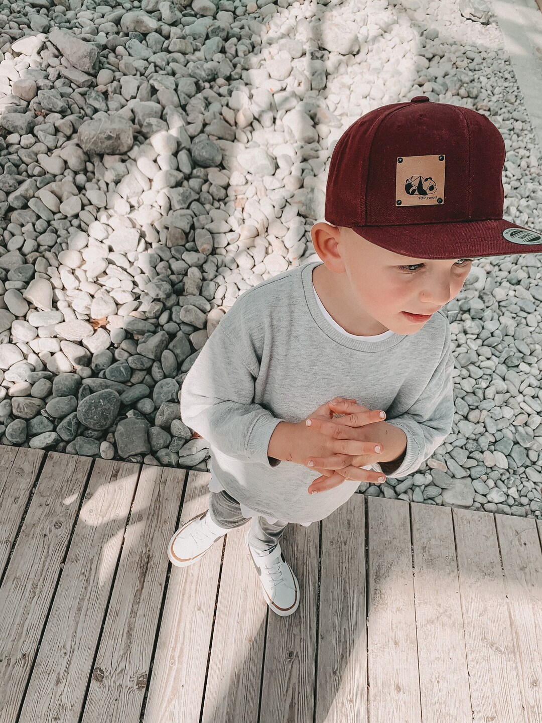 Snapback Kids Cap Red / Maroon Birthday, Easter Present, Gift, Children ...