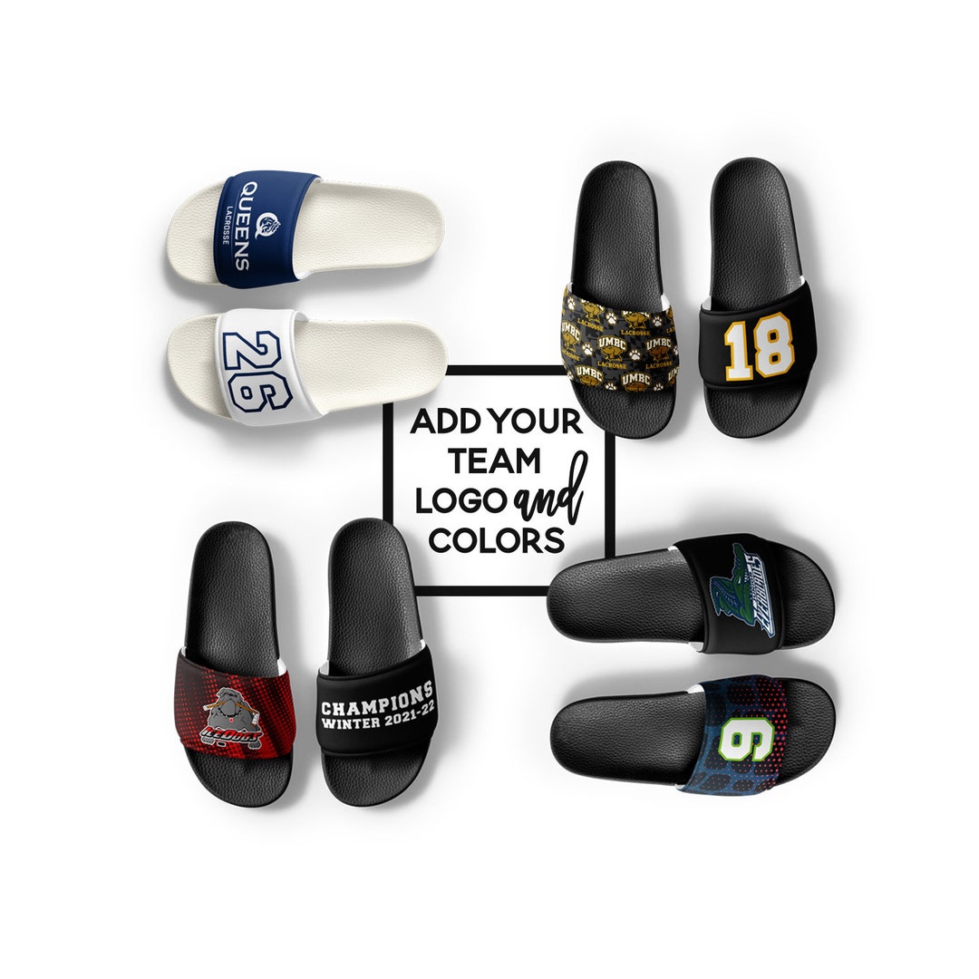 Custom Design Slides, Youth, Men's & Women's Sizes - Etsy