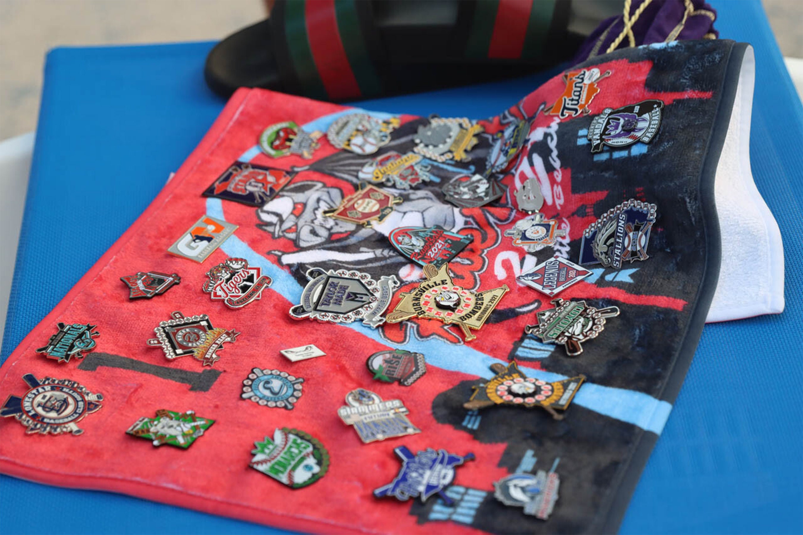 Personalized Pin Trading Towel, Rally Towel - 2 SIZES - Etsy