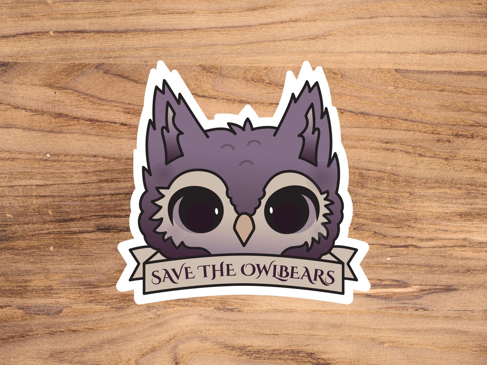 Dnd Save the Owlbears Sticker - Etsy