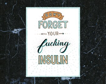 Medication Reminder Poster 8.5x11 Instant PDF Download - Etsy